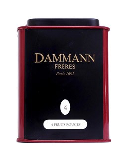 4 rote Früchte Tee - Dammann Frères - edélices.de